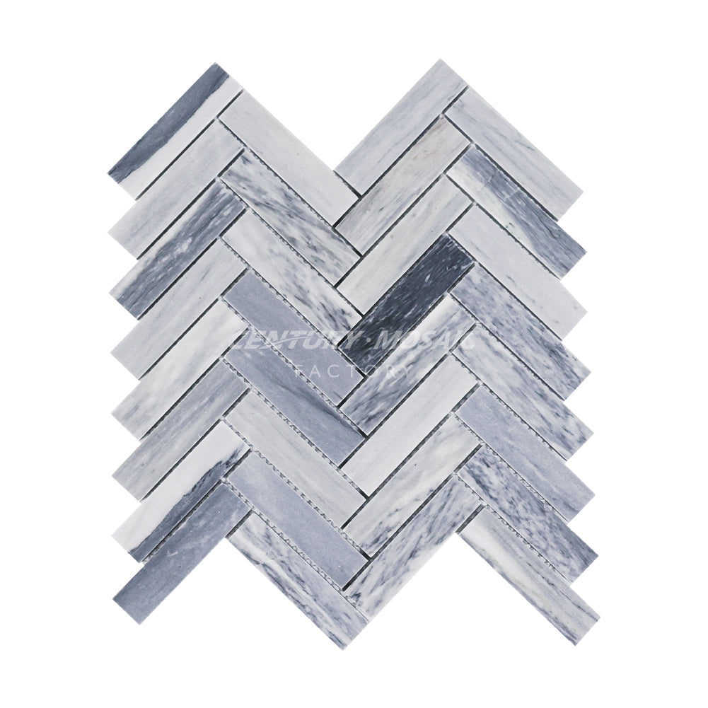 Shadow Blue Polished Marble Mosaic Tiles Wholesale Collection ...