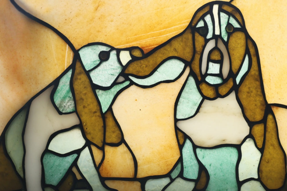 Waterjet Glass Polished Dogs Artistic Mosaic Painting Wholesale ...