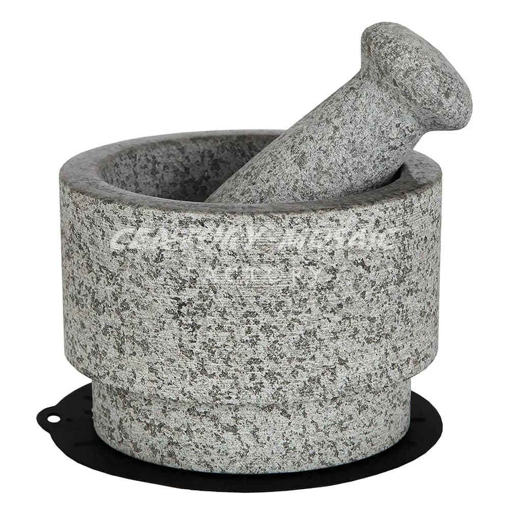 Centurymosaic Wholesale Granite Stone Mortar and Pestle Set Kitchen Ac