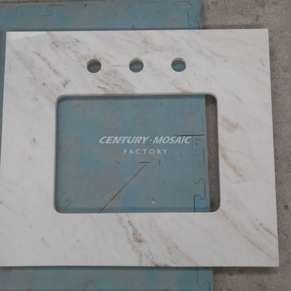 Glorious White Marble Polished Countertop Wholesale – Centurymosaic