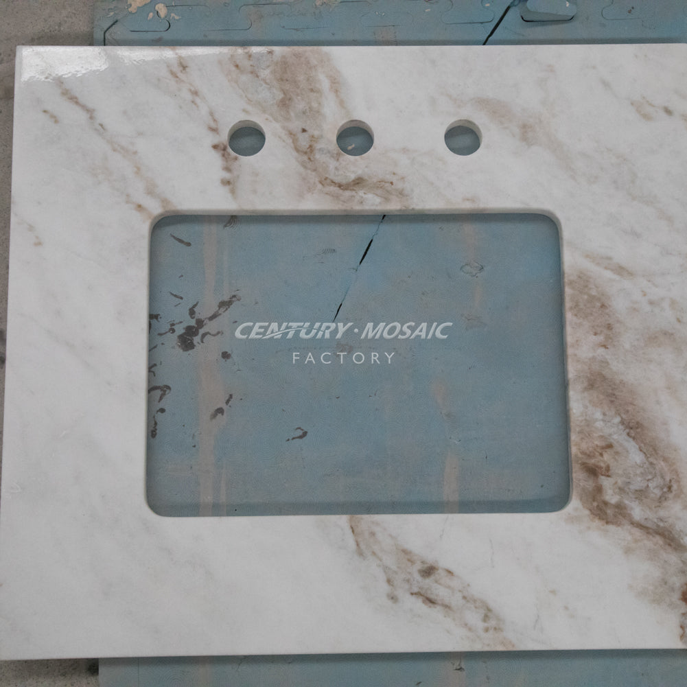 Glorious White Marble Polished Countertop Wholesale – Centurymosaic
