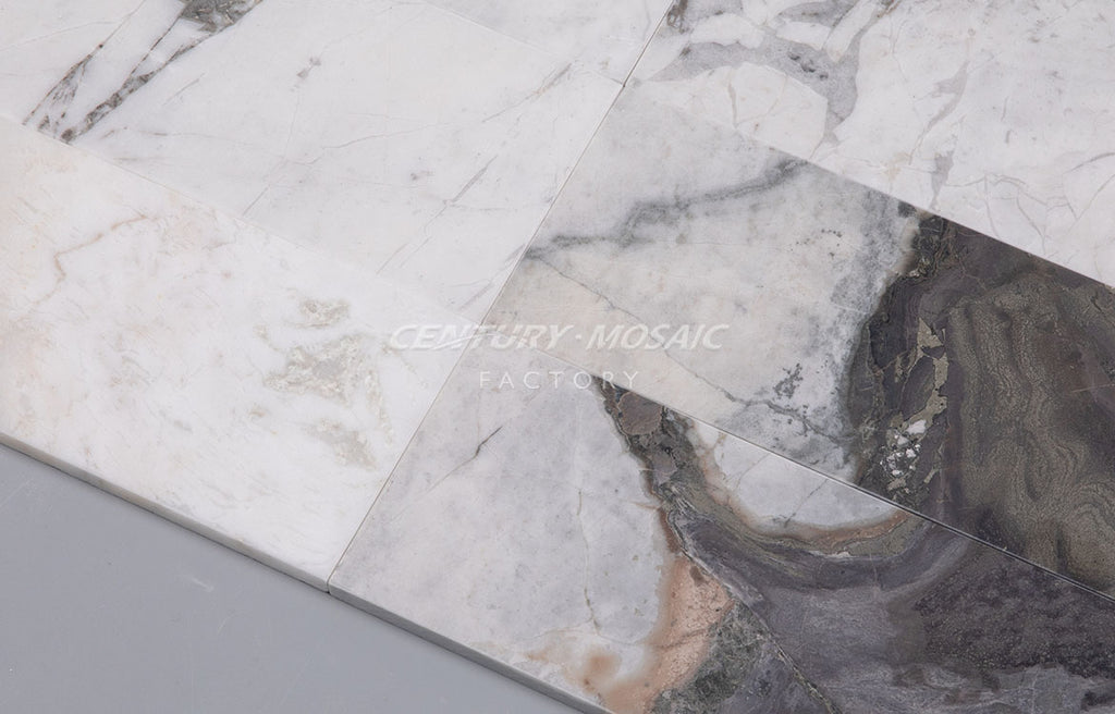 Bazzila Marble White Polished Honed Tile Wholesale – Centurymosaic