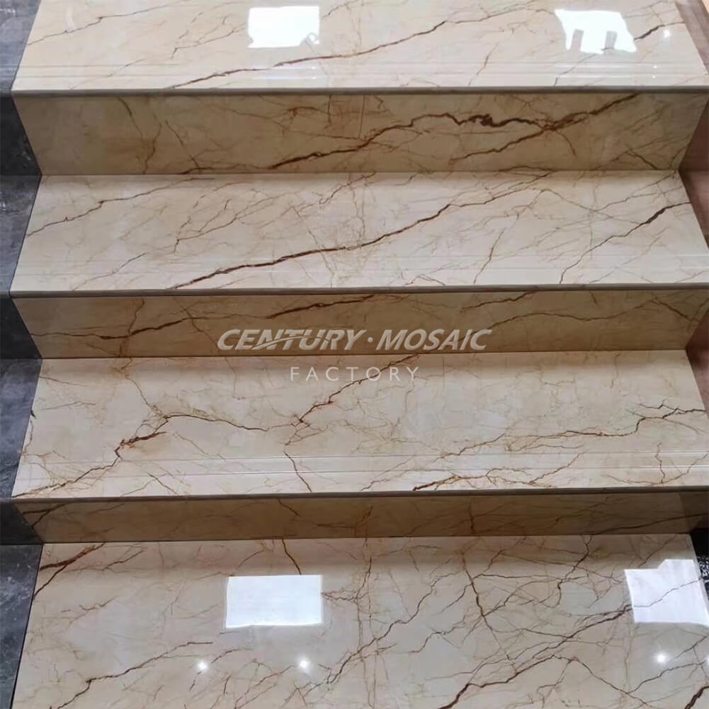 Customized Natural Stone Indoor Stairs Step Wholesale – Centurymosaic