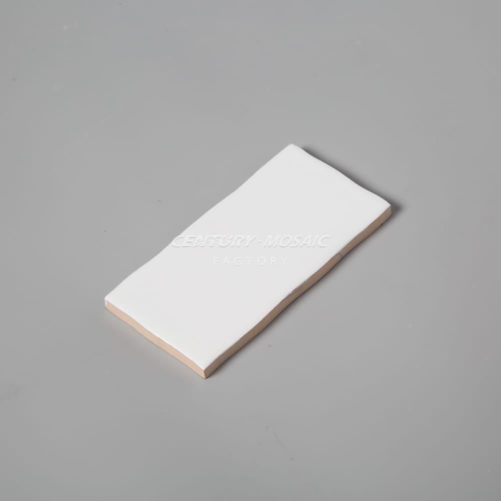 Ceramic White Irregular Edge Polished Tile Wholesale – Centurymosaic