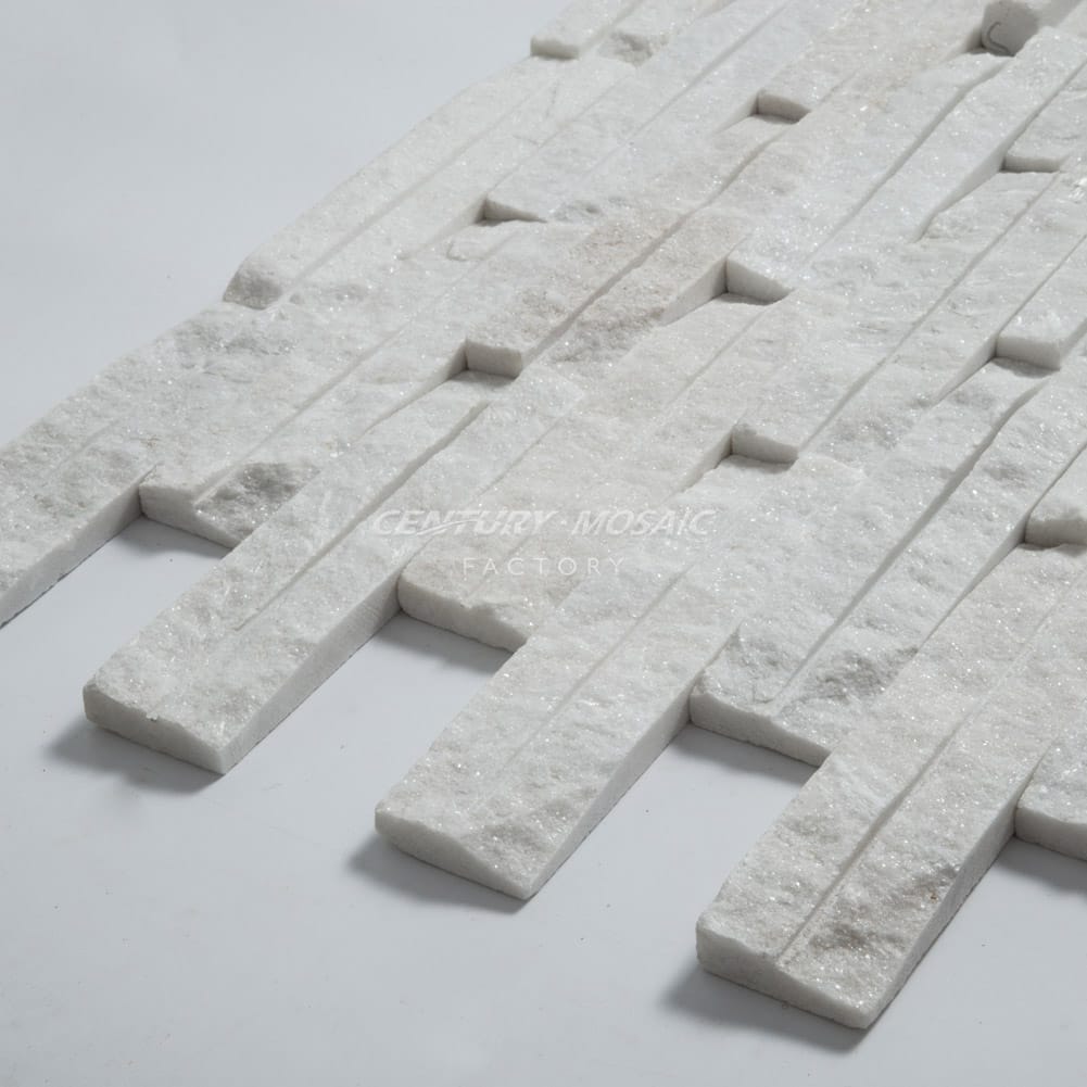 Natural White Thin Chip Stone Culture Stone Tile Wholesale – Centurymosaic