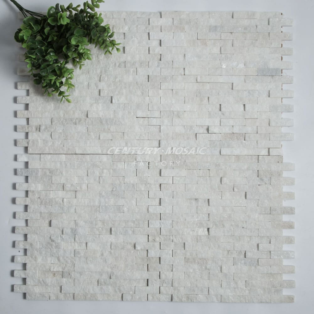 Natural White Stone Culture Stone Tile Wholesale – Centurymosaic
