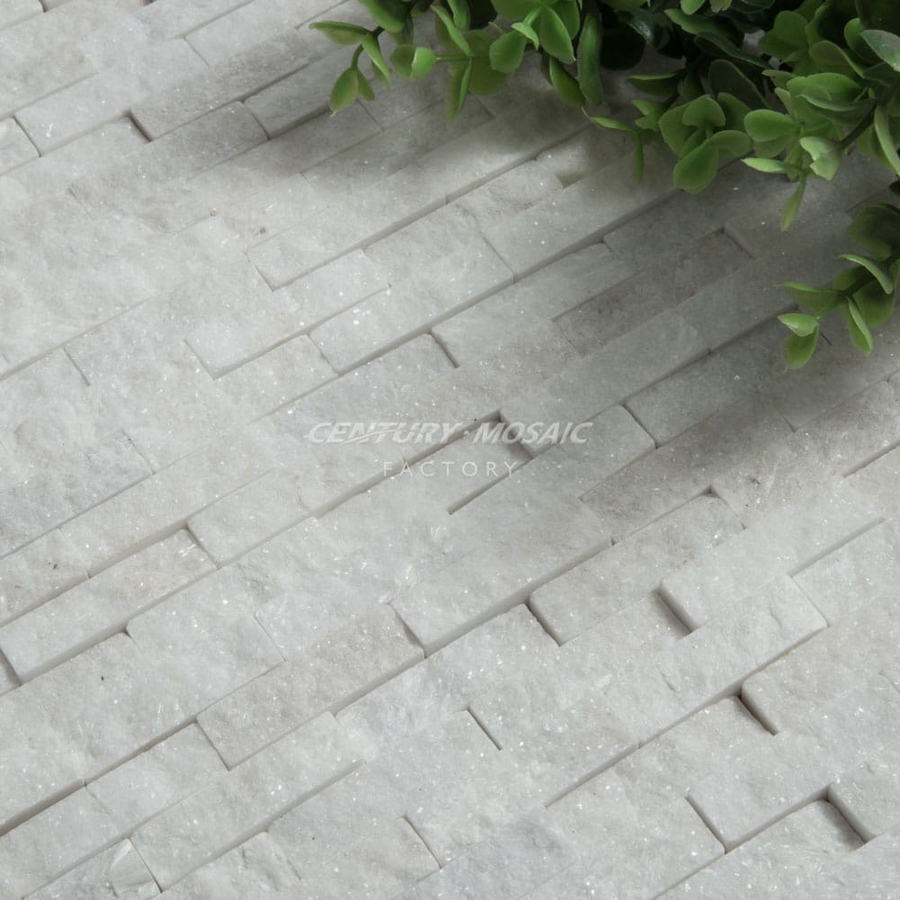 Natural White Stone Culture Stone Tile Wholesale – Centurymosaic