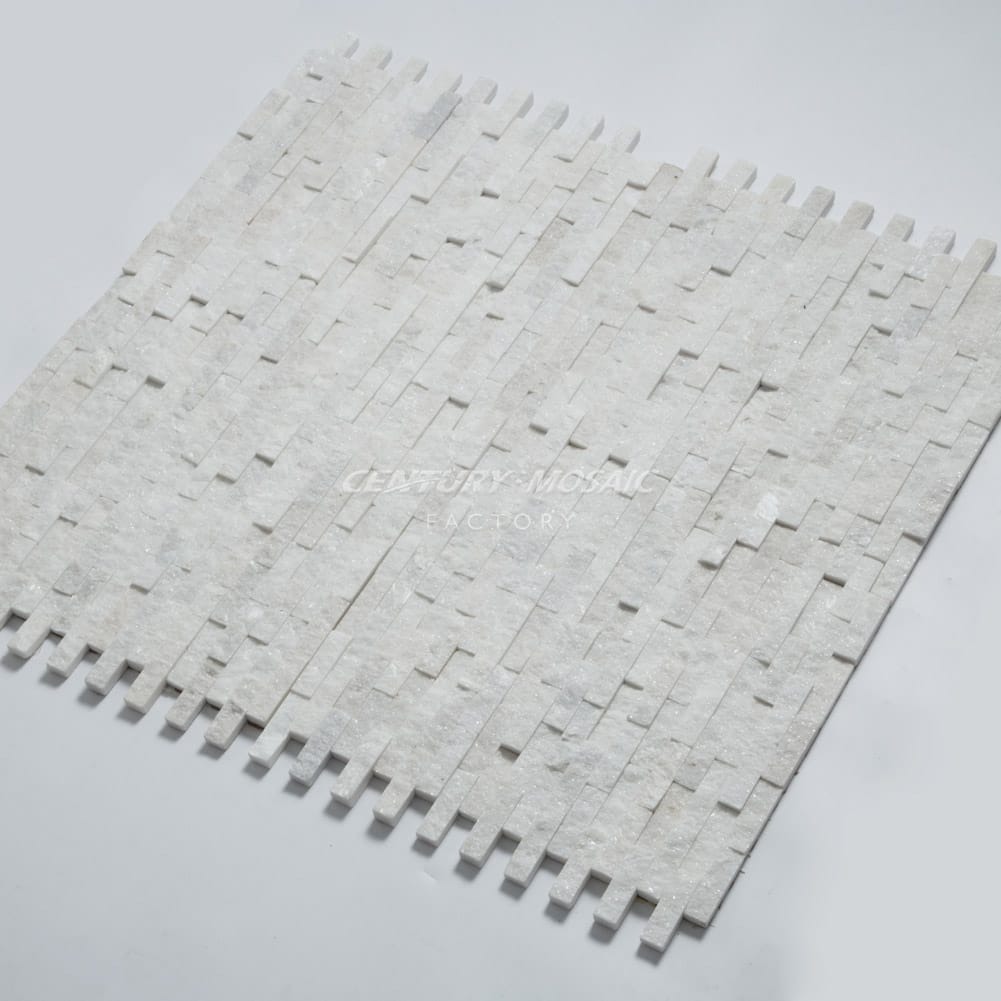 Natural White Stone Culture Stone Tile Wholesale – Centurymosaic