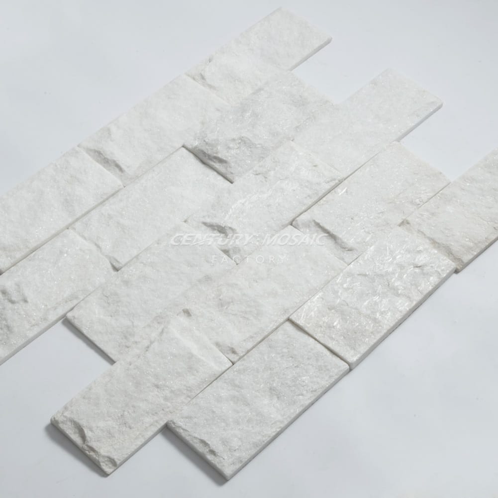 Natural White Big Chip Brick Stone Culture Stone Tile Wholesale ...