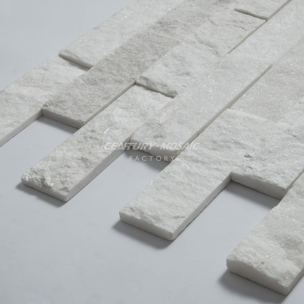 Natural White Medium Chip Brick Stone Culture Stone Tile Wholesale ...