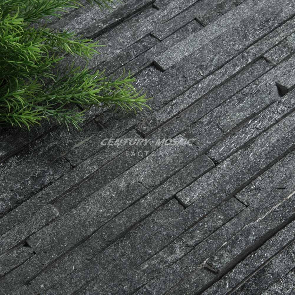 Natural Black Split Finish Culture Stone Wholesale – Centurymosaic