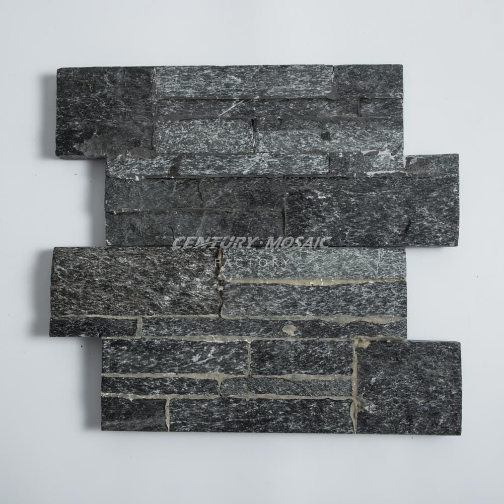Black Random Split Finish Culture Stone Wholesale – Centurymosaic