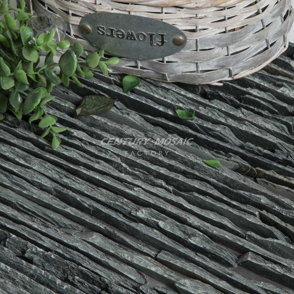Natural Dark Grey Black Split Finish Culture Stone Wholesale ...