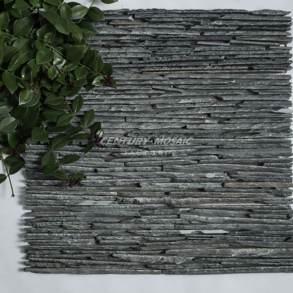 Natural Dark Grey Black Split Finish Culture Stone Wholesale ...