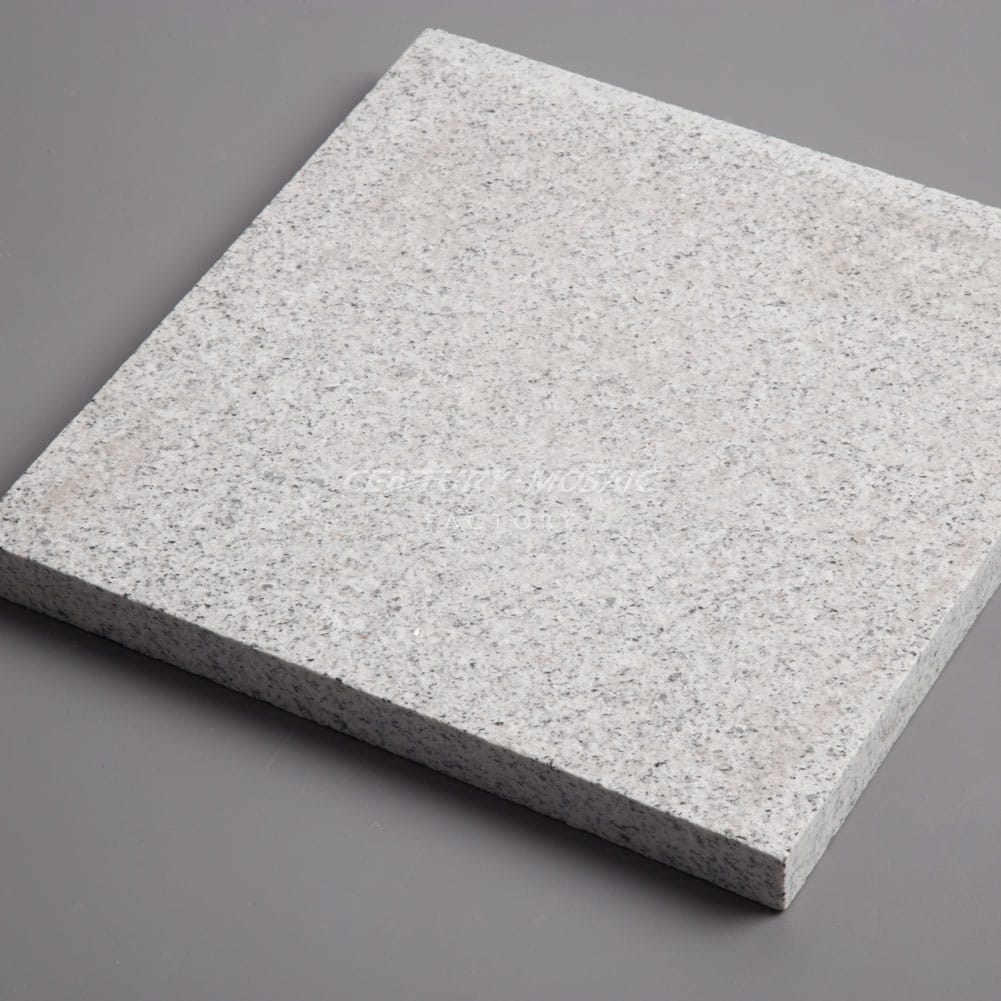 Sesame White Granite 12''x 12” Flamed Tile Wholesale – Centurymosaic