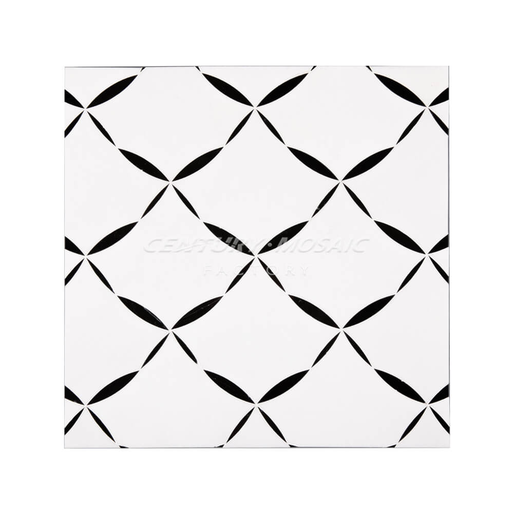 Whisper Leaves Waterjet Marble White Polished Mosaic Thailand Wholesal ...