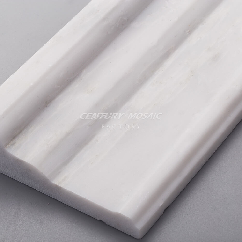 Statuary White Marble Honed Baseboard Wholesale – Centurymosaic