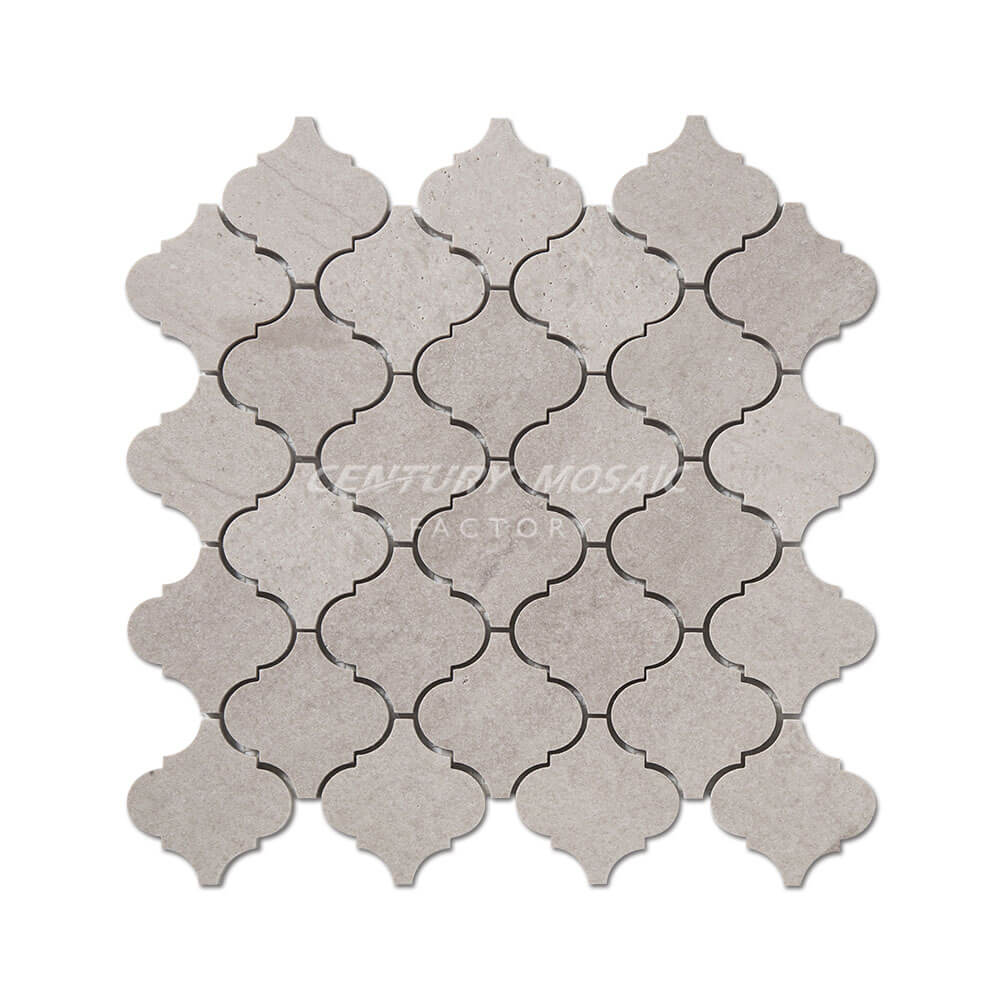 Ivory Travertine Stone Ivory Square Polished Mosaic Wholesale ...