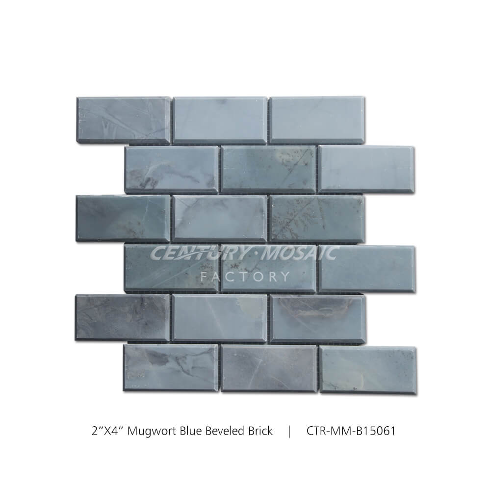 Beveled Marble White Brick Polished Mosaic Wholesale – Centurymosaic