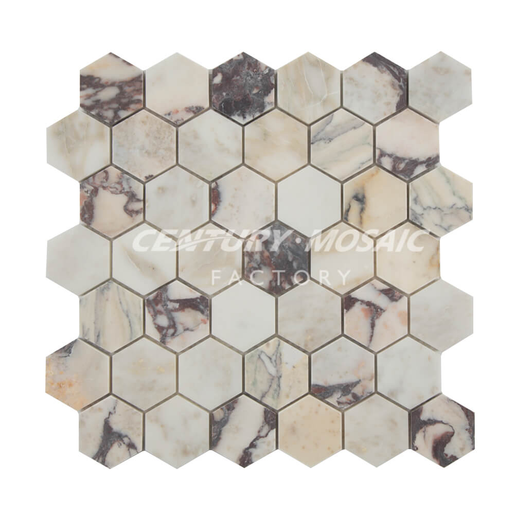 Calacatta Viola Honed Marble Mosaic Wholesale Collection – Centurymosaic