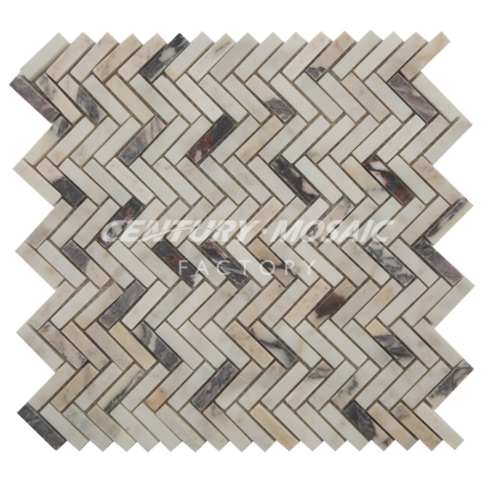 Calacatta Viola Honed Marble Mosaic Wholesale Collection – Centurymosaic