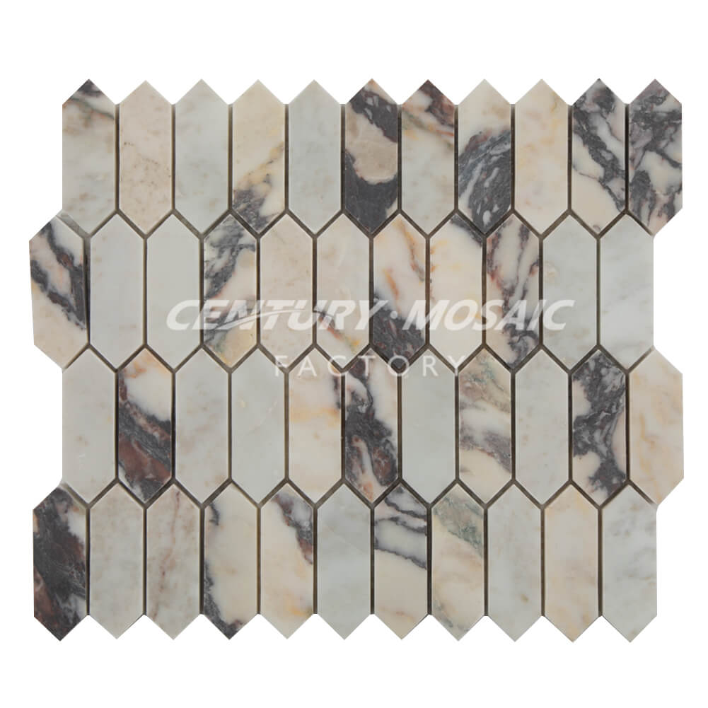 Calacatta Viola Honed Marble Mosaic Wholesale Collection – Centurymosaic