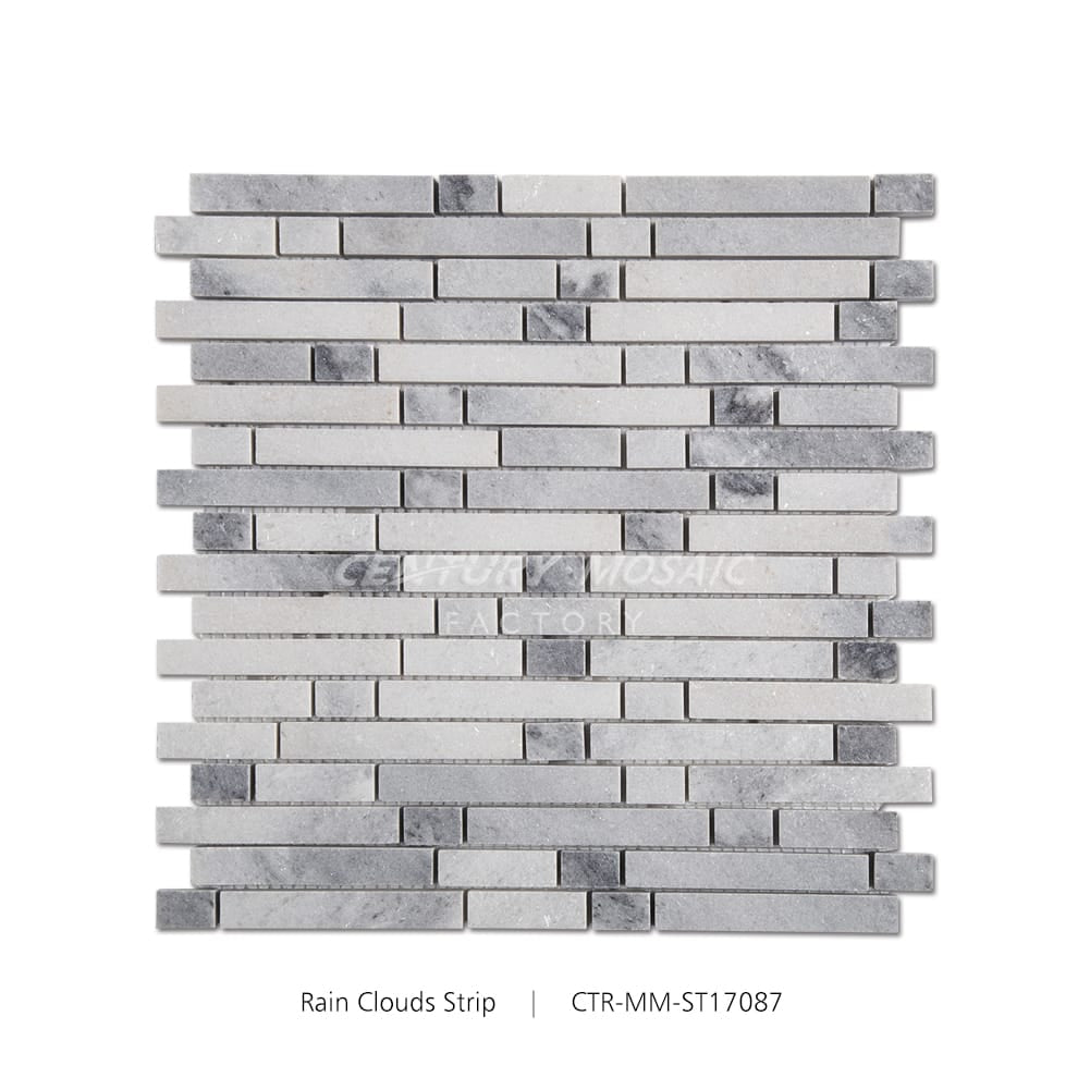 Strip White Marble Mosaic Tile Collection Wholesale – Centurymosaic