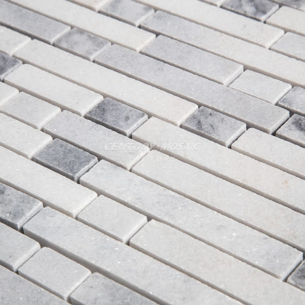 Strip White Marble Mosaic Tile Collection Wholesale – Centurymosaic