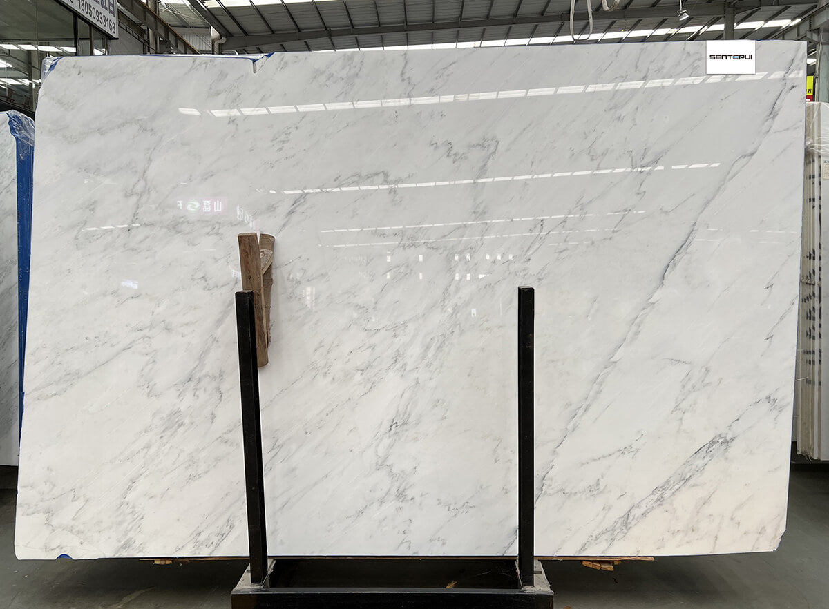 Statuary White Marble White Polished Slab Wholesale – Centurymosaic
