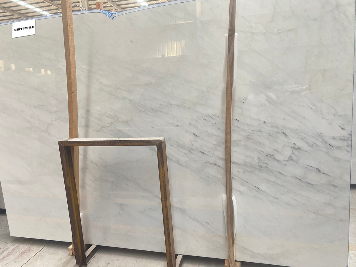 Statuary White Marble White Polished Slab Wholesale – Centurymosaic
