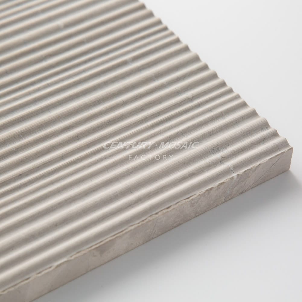 Wood Light Grain Marble Chiseled Tile Wholesale – Centurymosaic